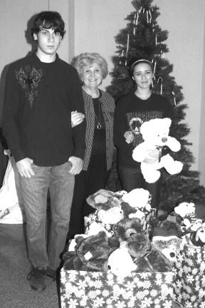 Robotic team collects shoes and teddy bears for donating