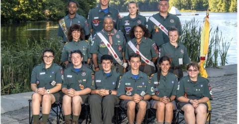 Venturing crew visits Allamuchy reservation