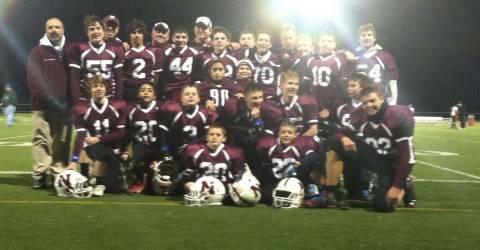 Youth football team wins championship