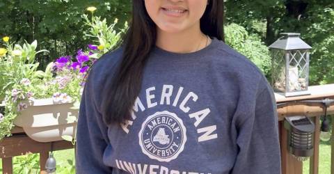 Grace Musilli and Lauren Johnson win League of Women Voters essay contest