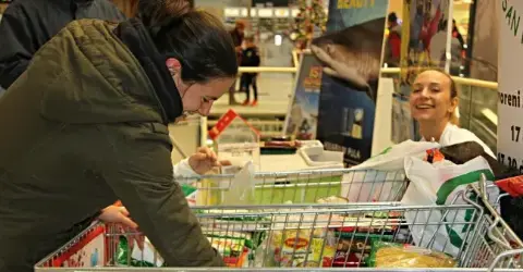 Stuff the Van contest today