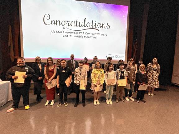 Contest winners honored