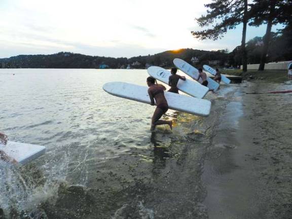 Lifeguard competition held at Lake Mohawk