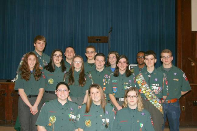 Byram Venturing Crew 276 Conducts First Court of Honor