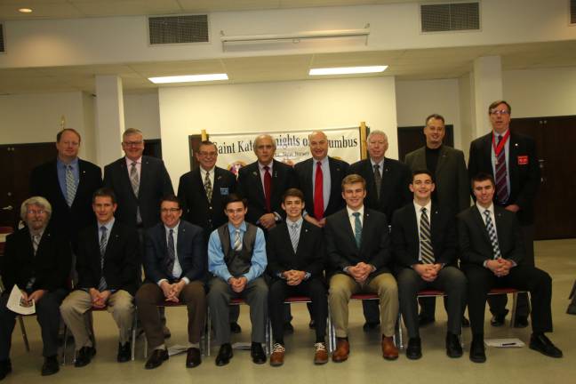 Local Knights welcome new members