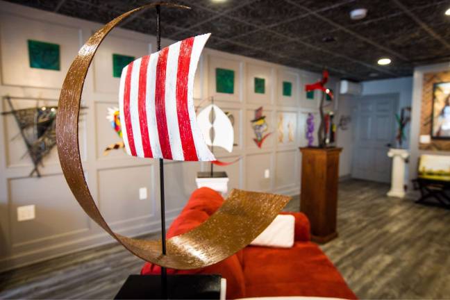 Local sculptor's work on display