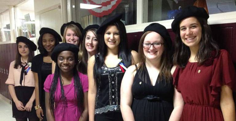 NHS world language societies induct 33 members